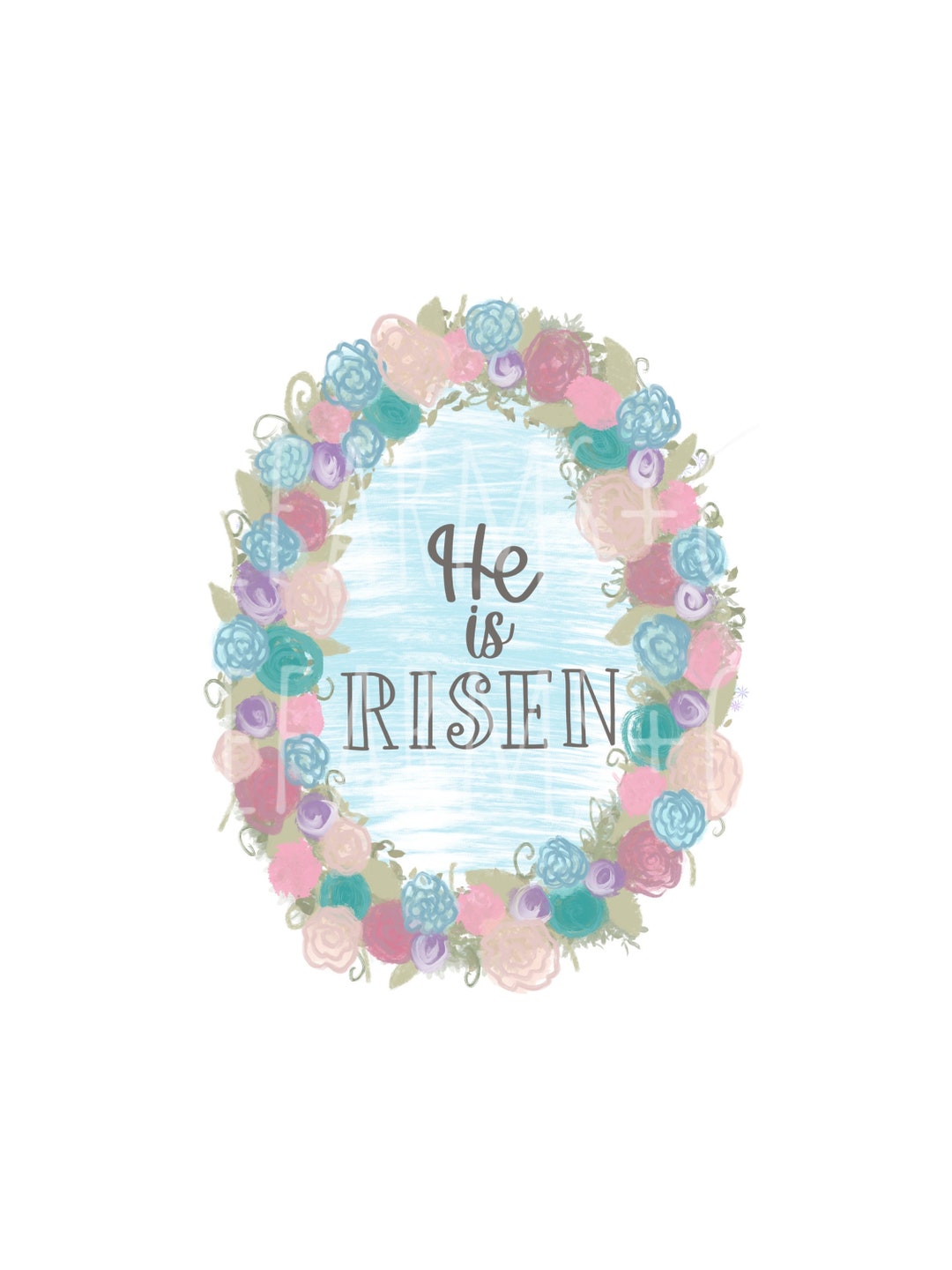 He is Risen PNG FILE - Etsy