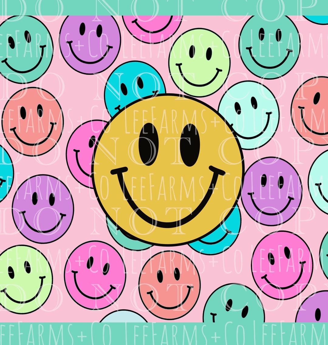 Trendy Smily PNG - Etsy