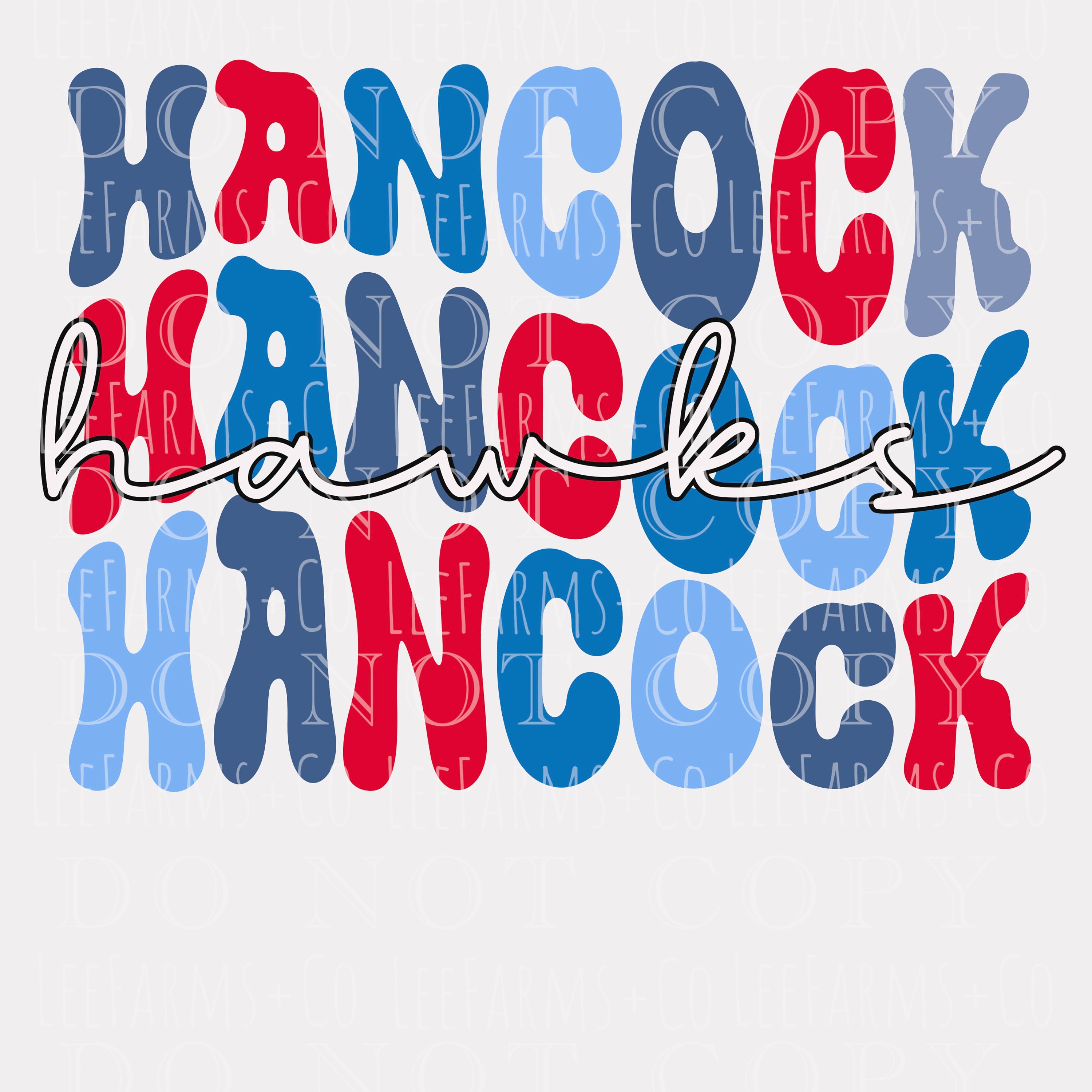Retro Hancock Hawks PNG - Etsy