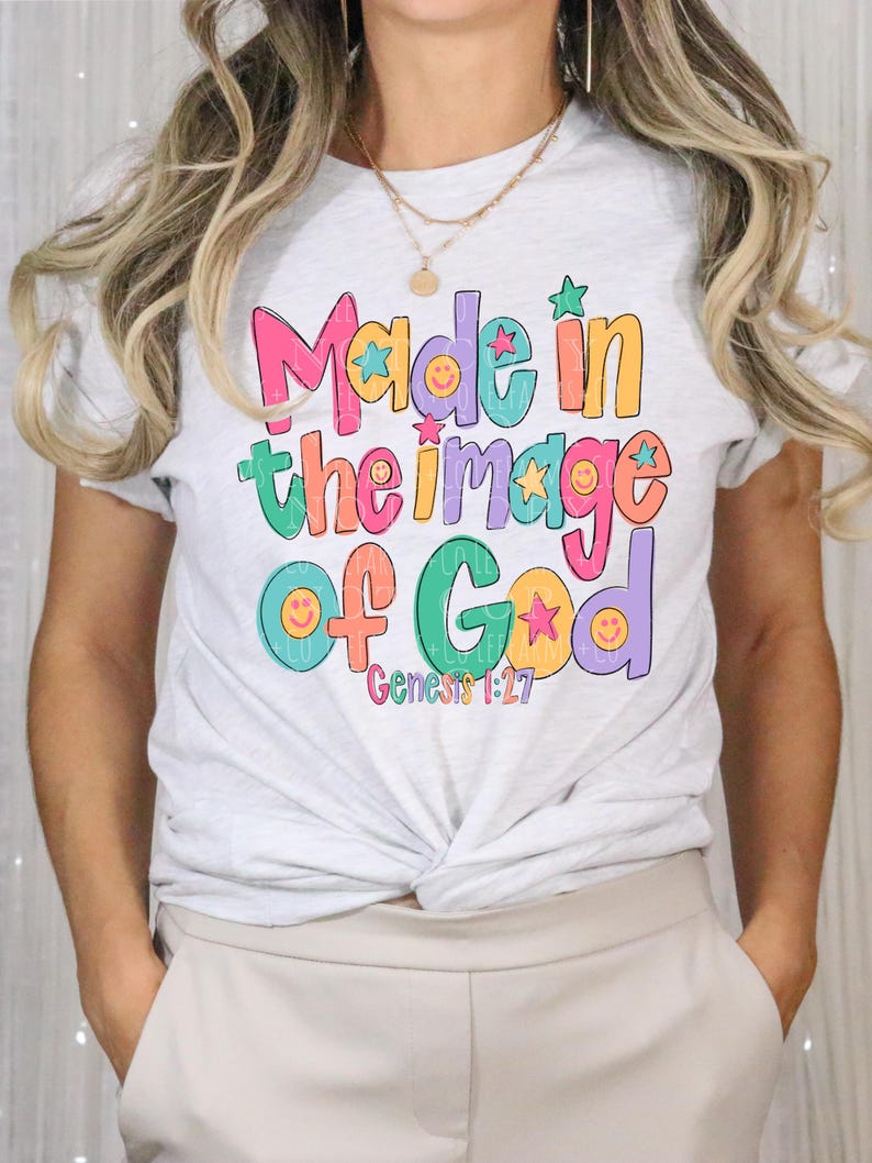 Made in the Image of God PNG - Etsy