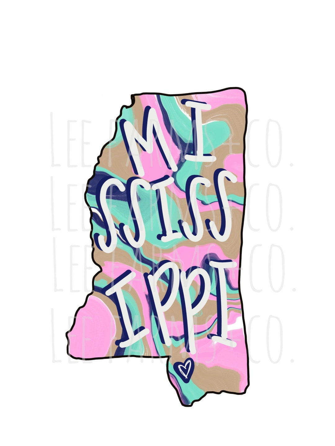Marble Mississippi State PNG File - Etsy