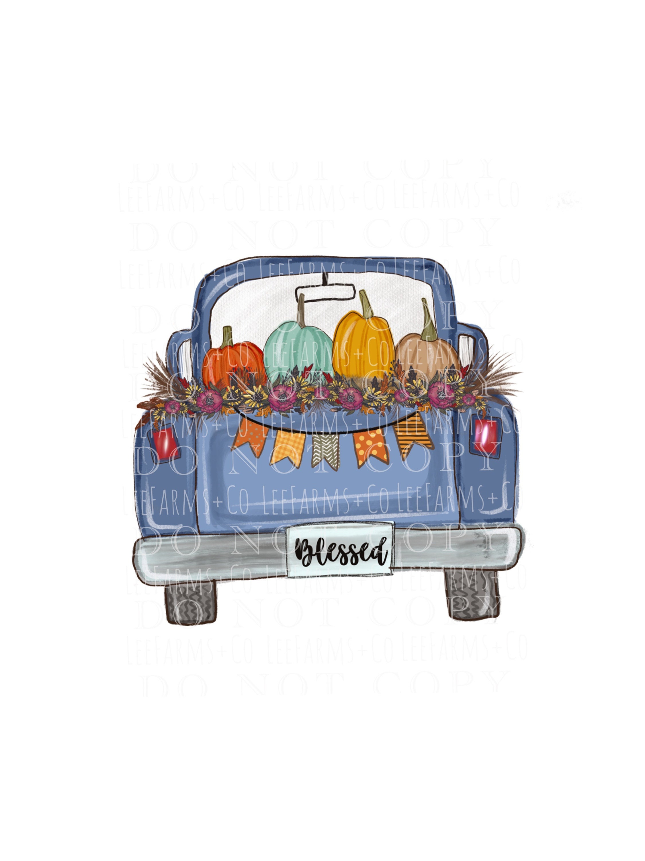 Fall Pumpkin Truck - Etsy