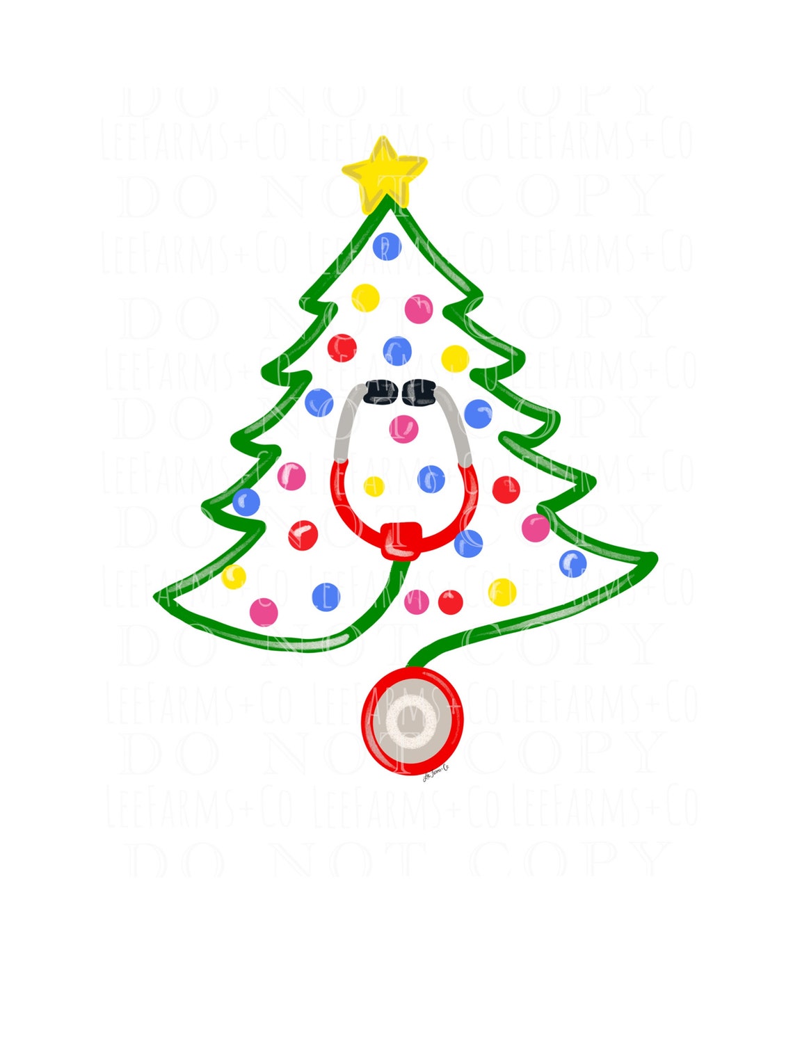 Stethoscope Christmas Tree - Etsy