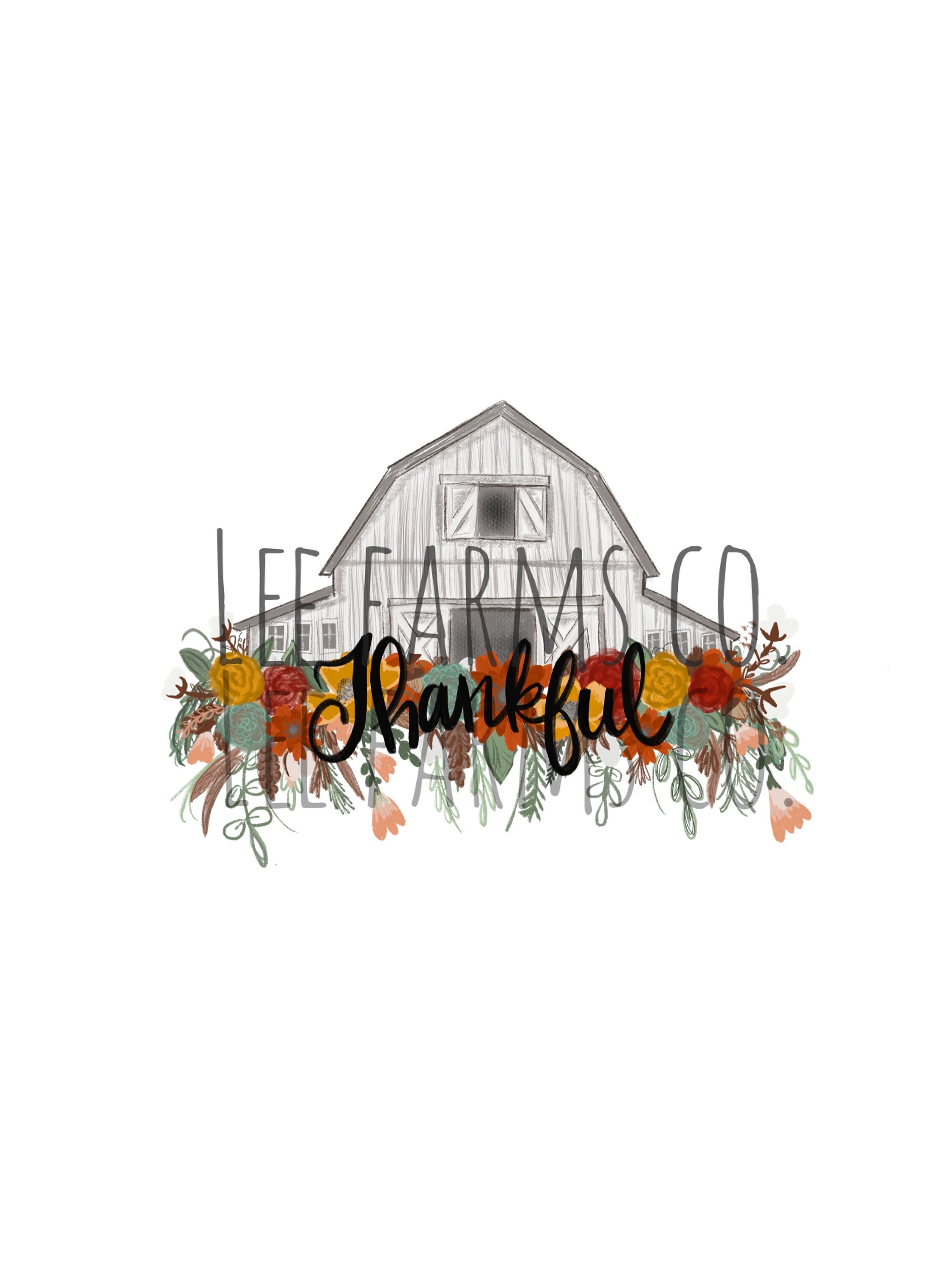 Rustic Fall Floral Barn DIGITAL DOWNLOAD - Etsy