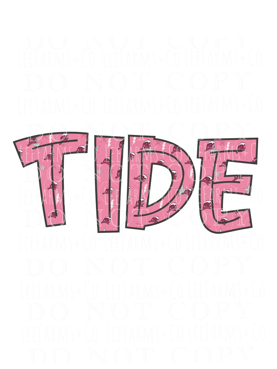 Maroon Tide ONLY Alphabet Font PNG - Etsy