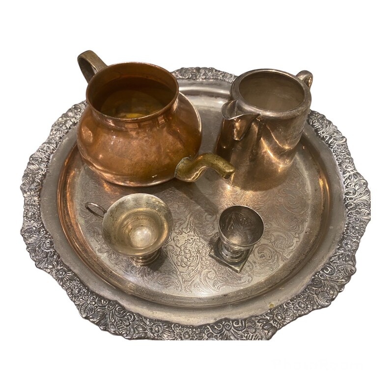 Various Silver Antique & Vintage Items Silver Service Tray - Etsy