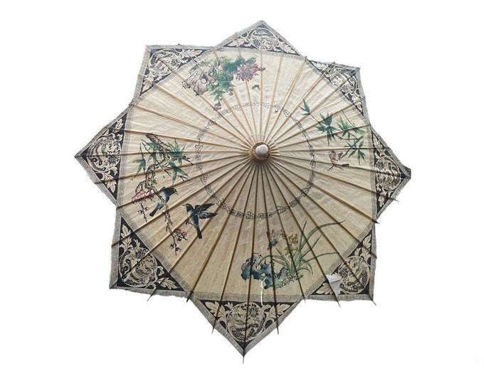 Japanese Inspired Victorian Parasol,decor Parasol,vintage Parasol ...