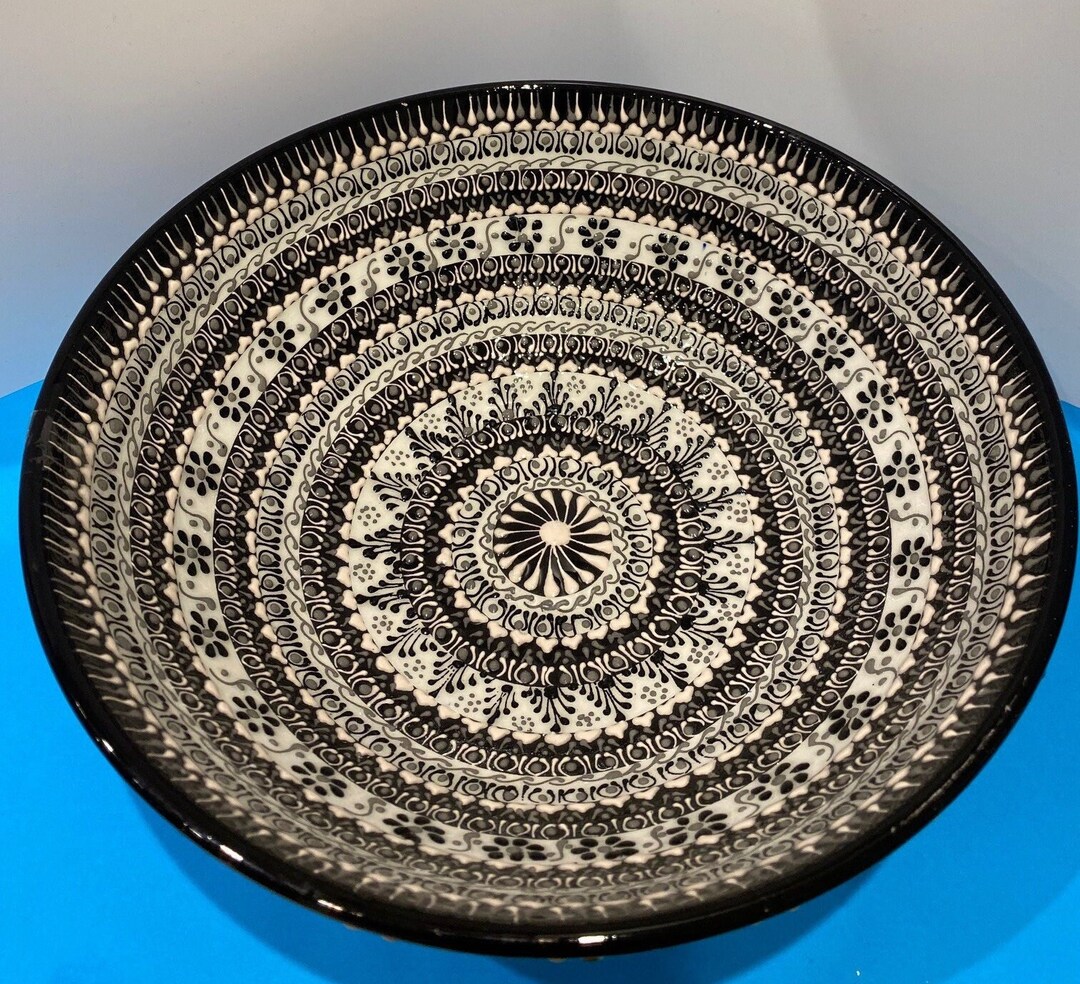 10 Inch Large Handmade Salad Bowl, Ceramic Serving Bowl, Nice Decor ...