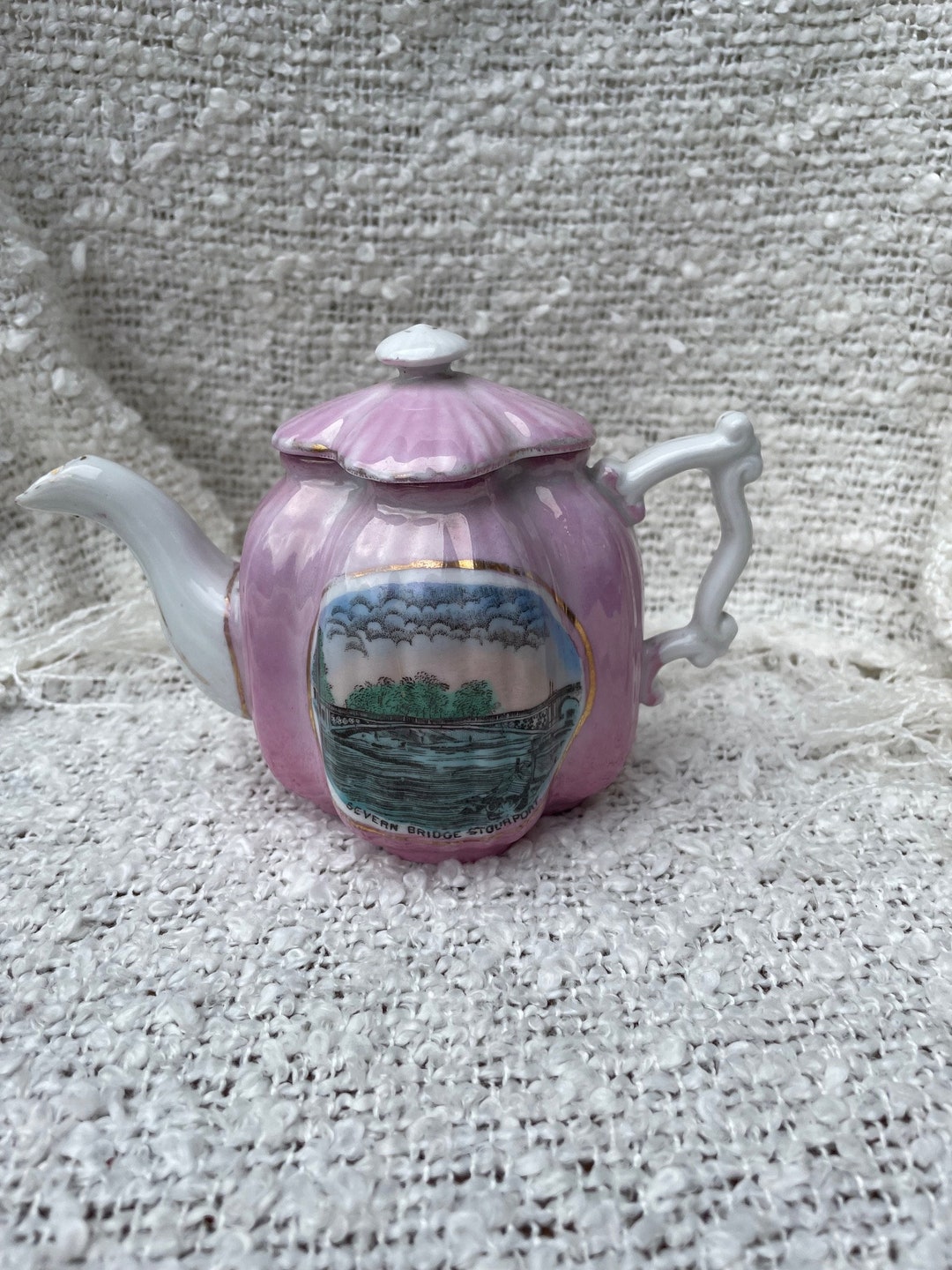 Wales Souvenir Severn Bridge Stourport, Vintage Teapot, Antique Teapot ...