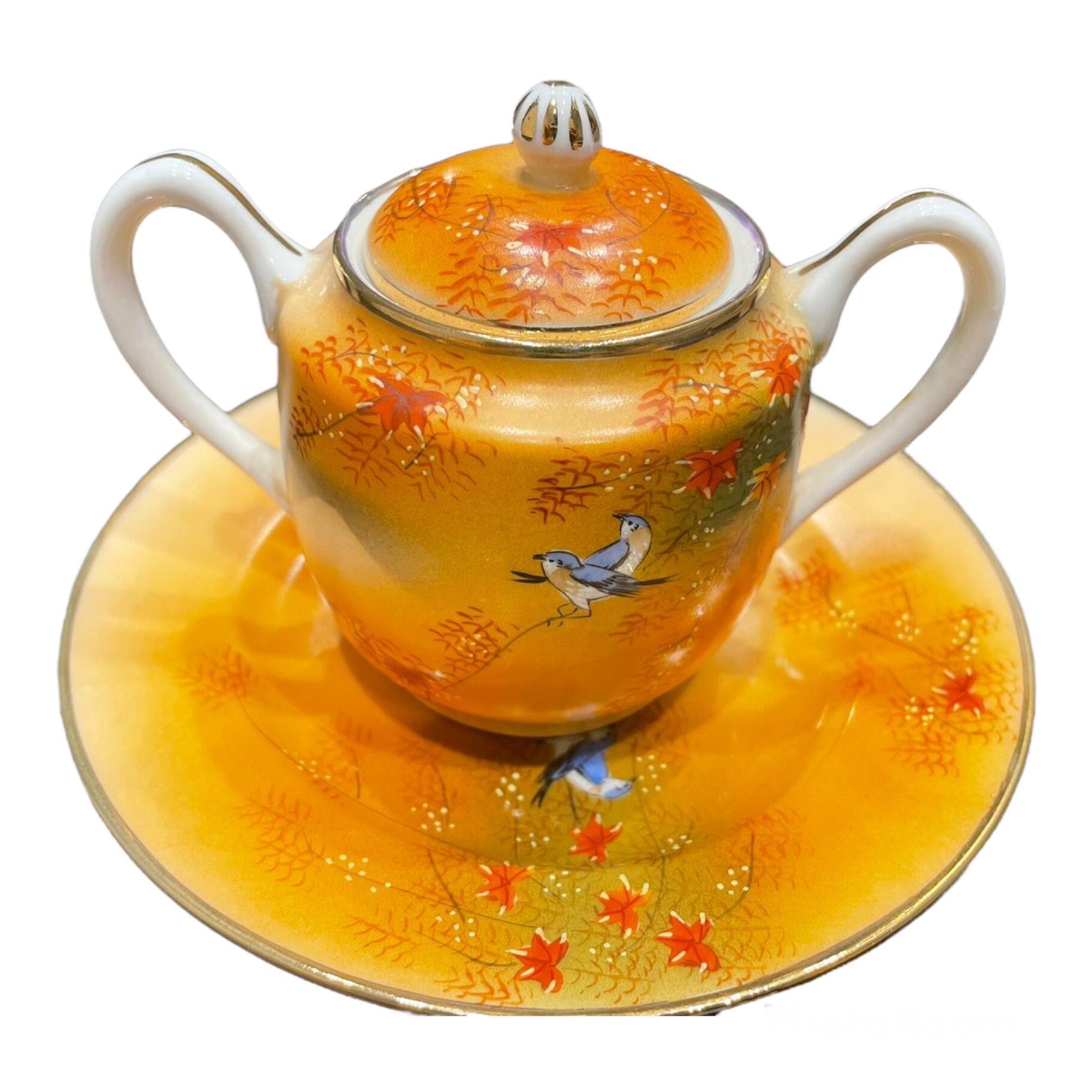 Vintage Japanese Lithophane Tea Set - Teapot Sets , Teapot , Creamer ...