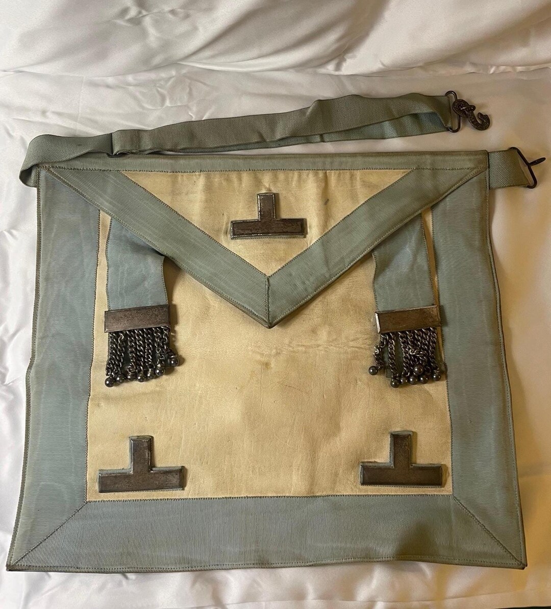 Vintage Masonic Apron, Master Mason Regalia, Freemason Apron ...