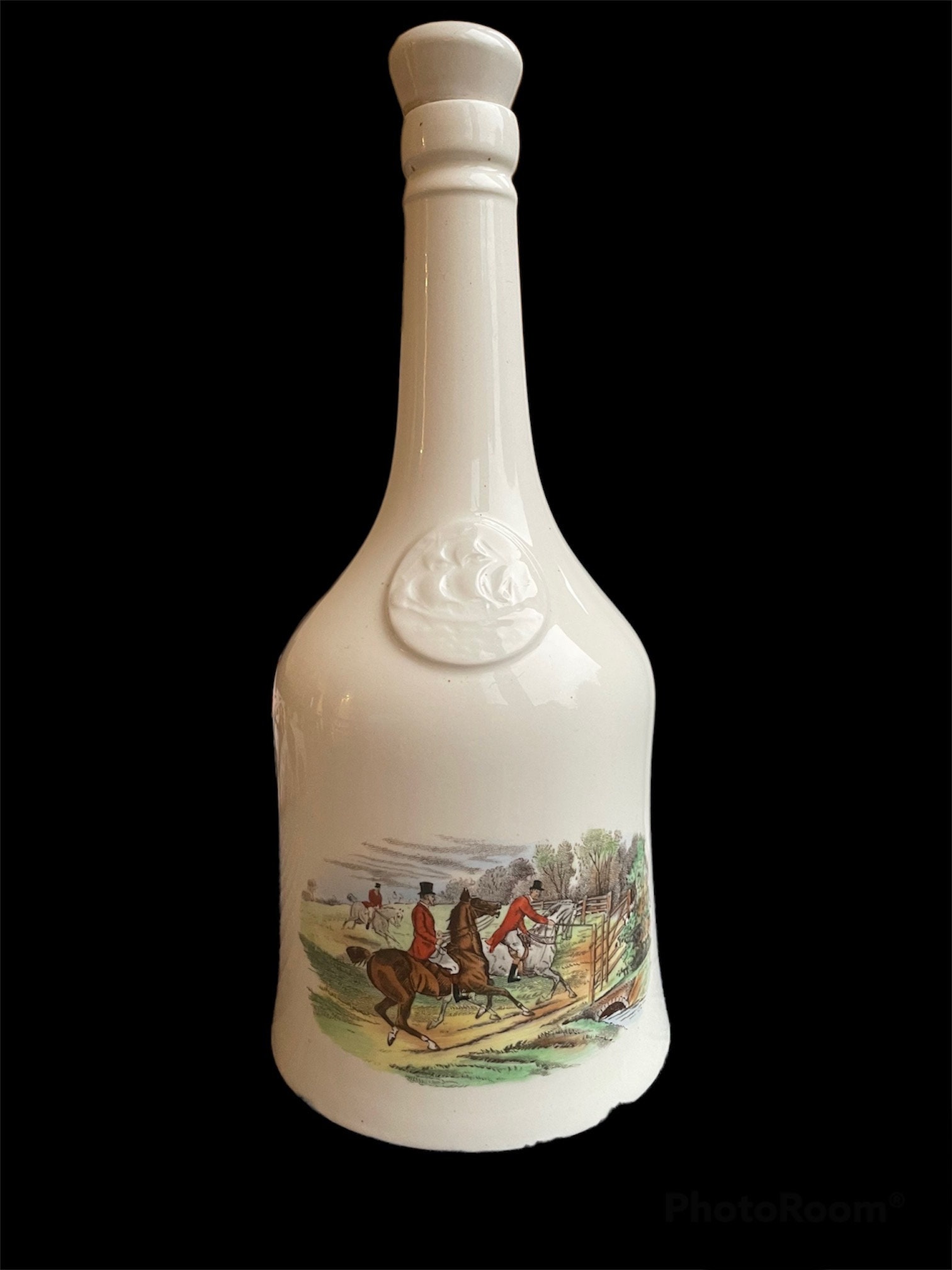 Copeland Vintage Spode Fox Hunting Scene Decanter Made in - Etsy