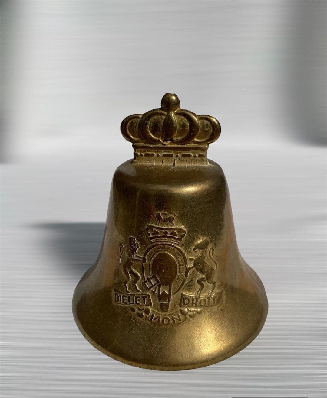 Vintage English Royal Brass Dinner Bell, Table Bell, Wedding Bell ...