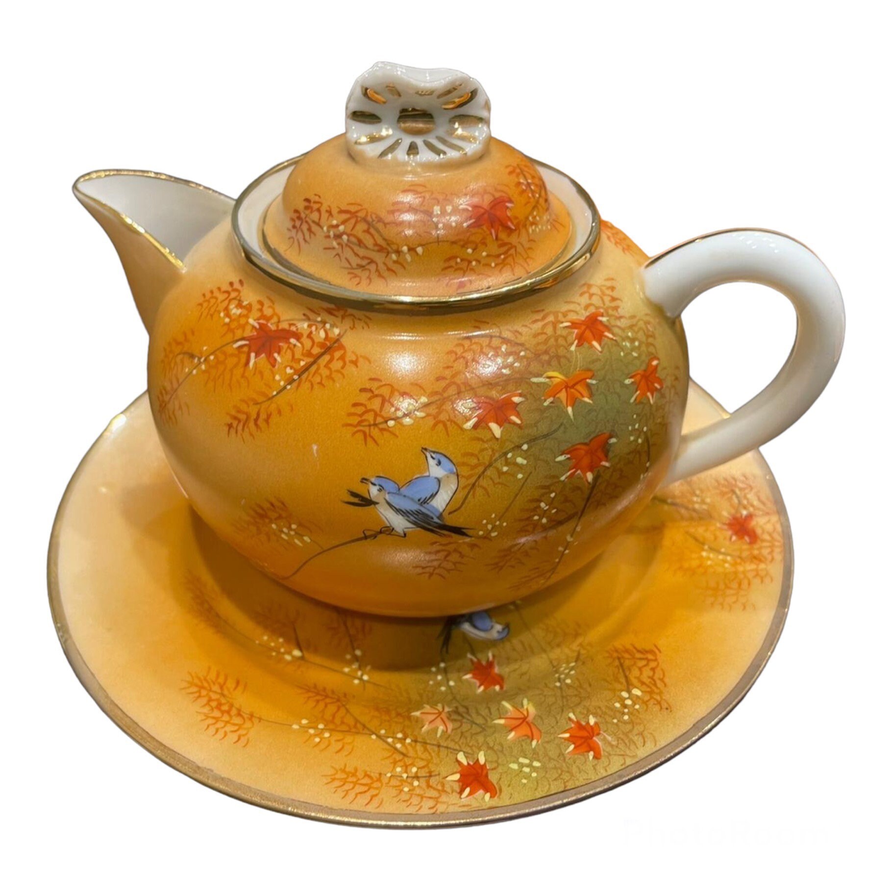 Vintage Japanese Lithophane Tea Set - Teapot Sets , Teapot , Creamer ...