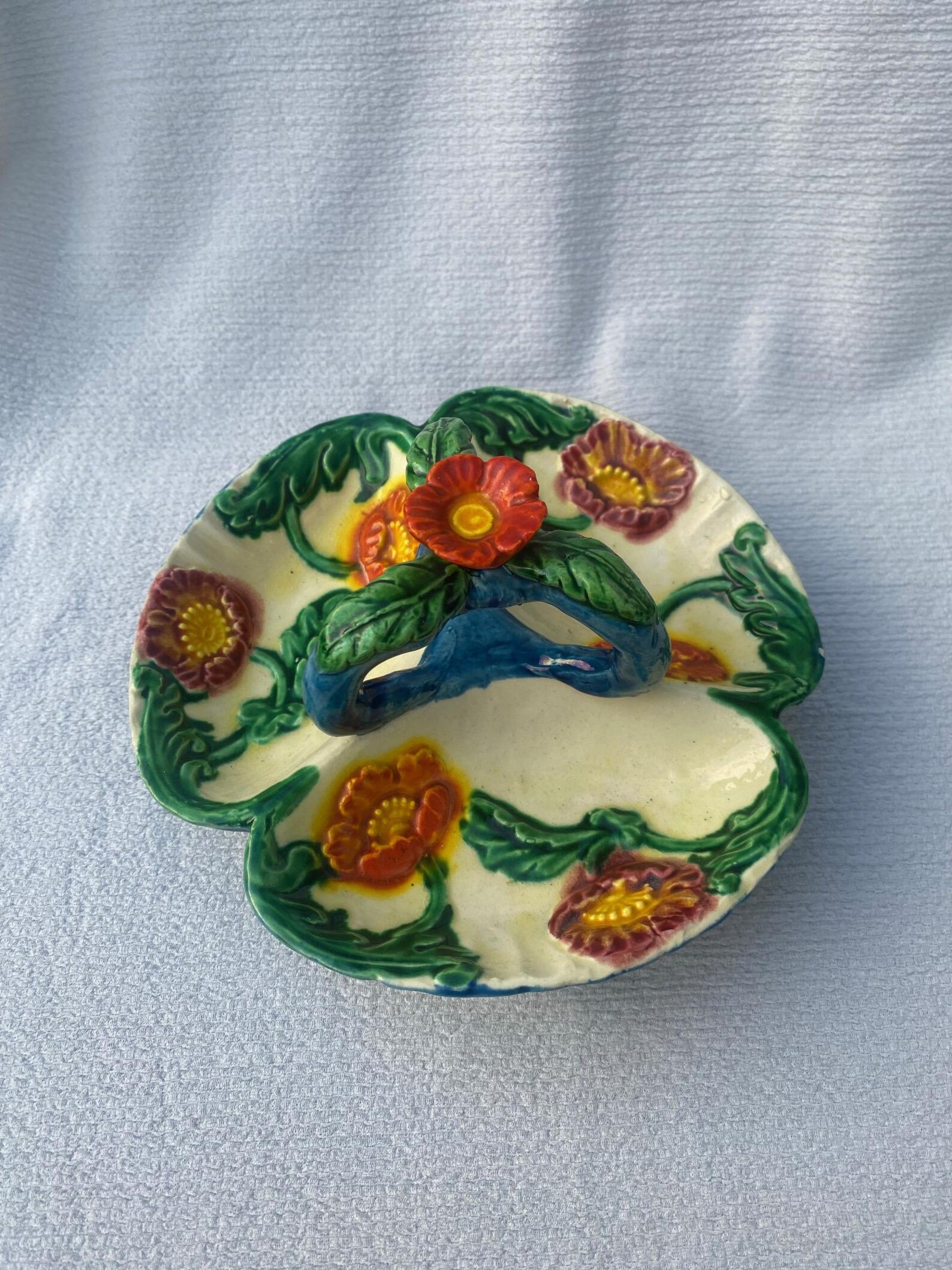 Vintage Maruhon Ware Divided Bowl, Ceramic Serving Dish, Unique Serving ...