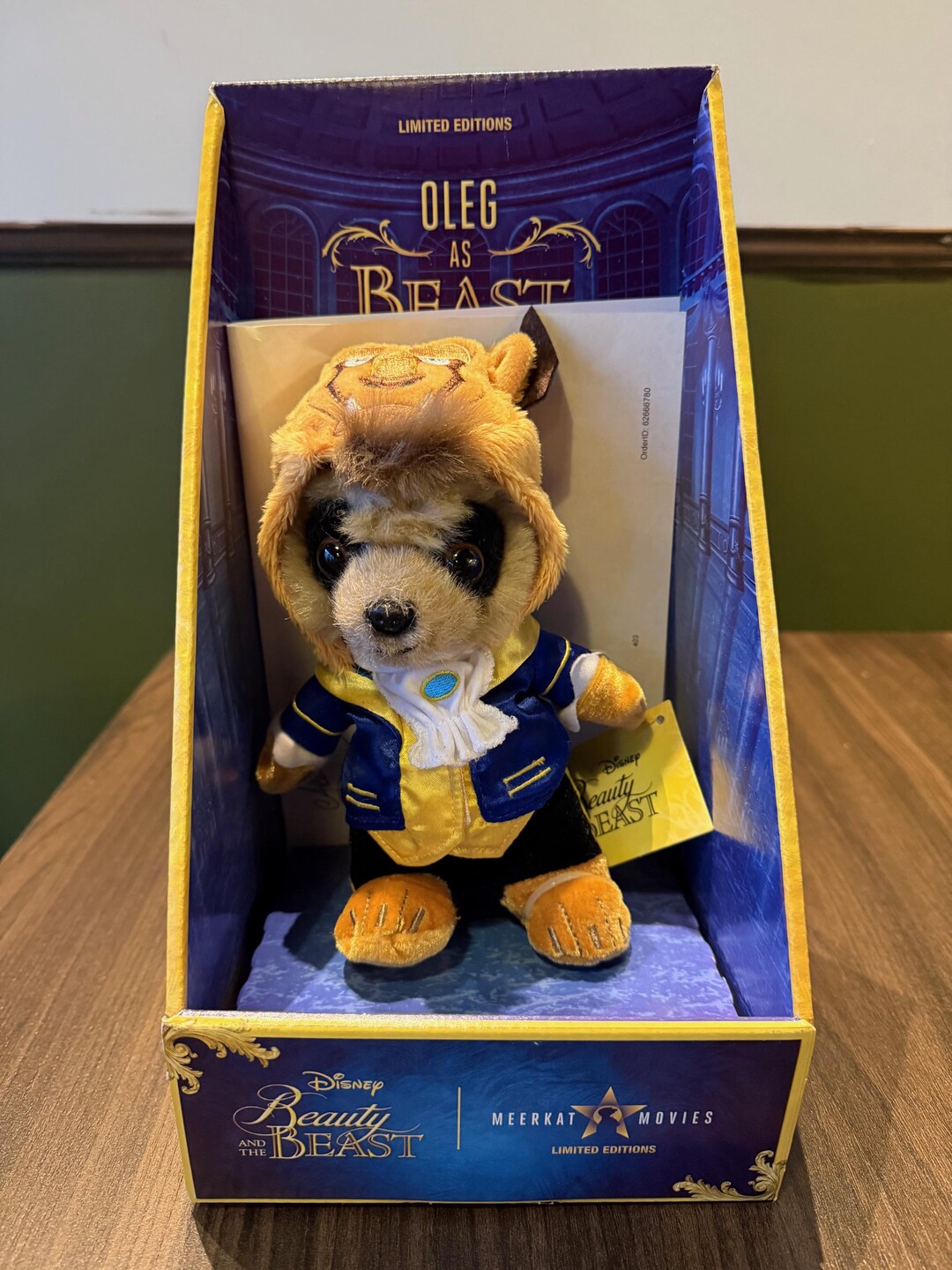 Compare the Meerkat Oleg Disney Beauty and the Beast W/ Certificate ...