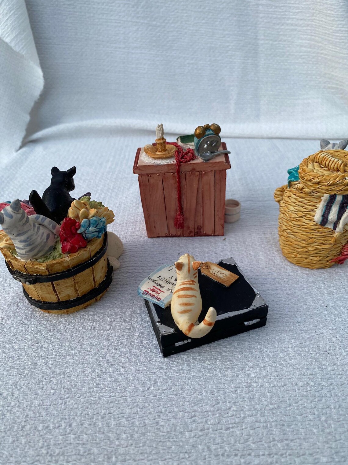 Set of Vintage Peter Fagan Cat Miniature Figurine, Cat Lovers Gifts ...