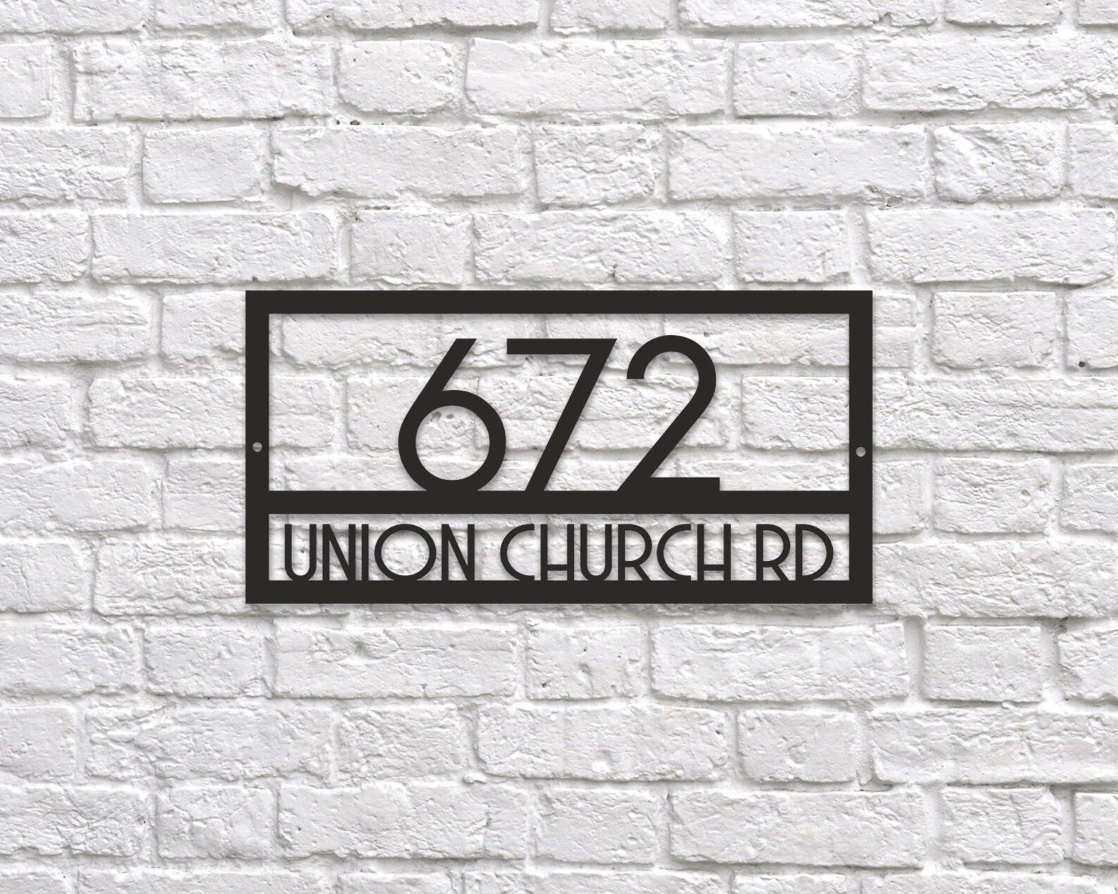 Large House Numbers House Number Address Sign Street Name - Etsy