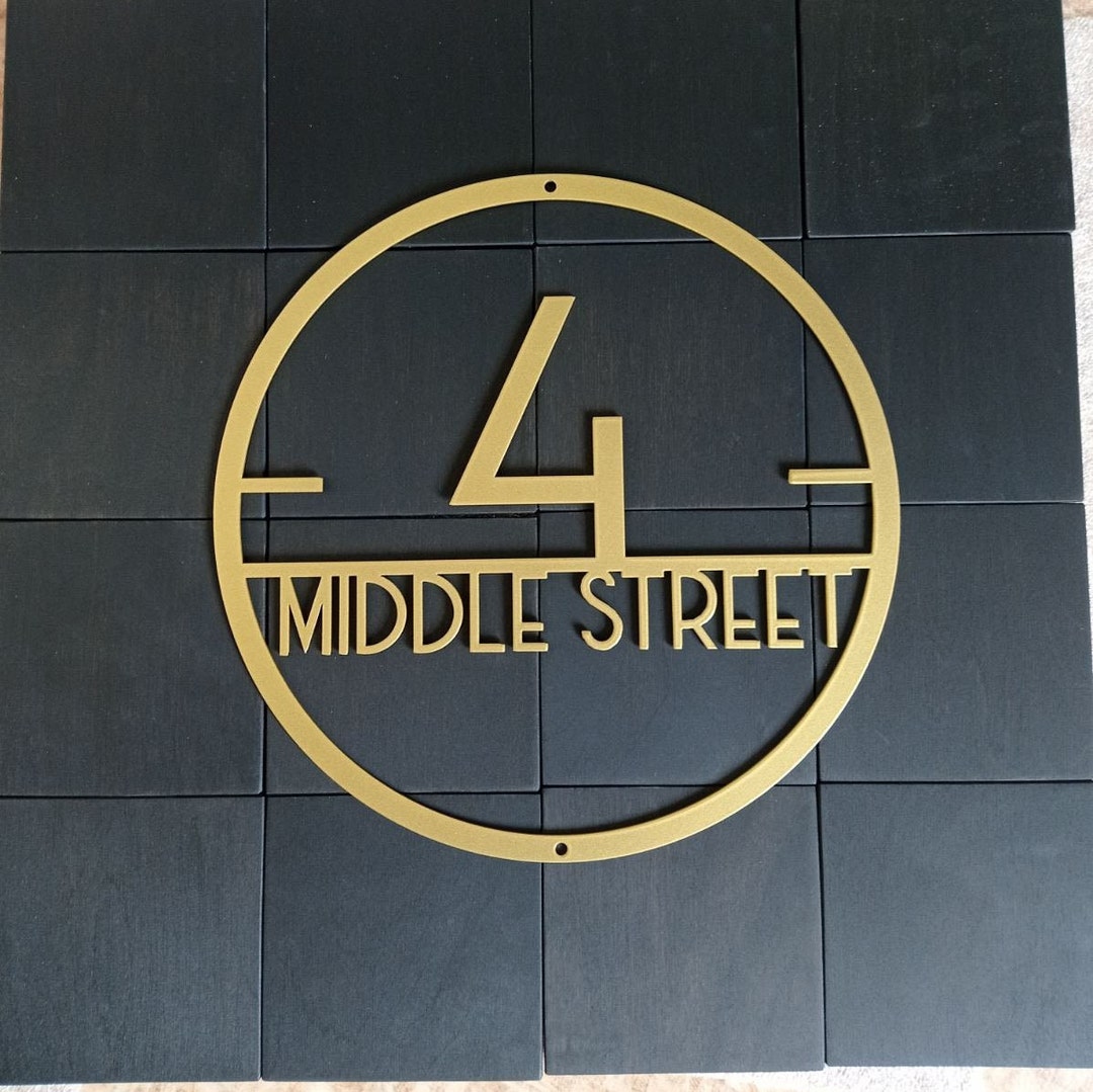 Modern House Numbers, House Number Sign Address Number - Etsy