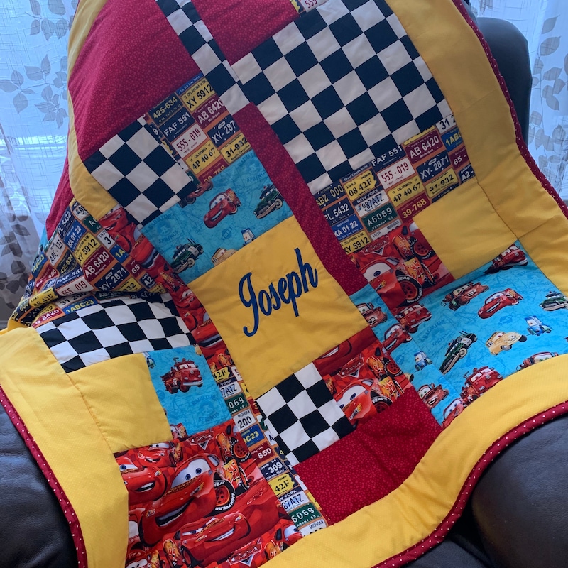 Cars Pixar Blanket - Etsy