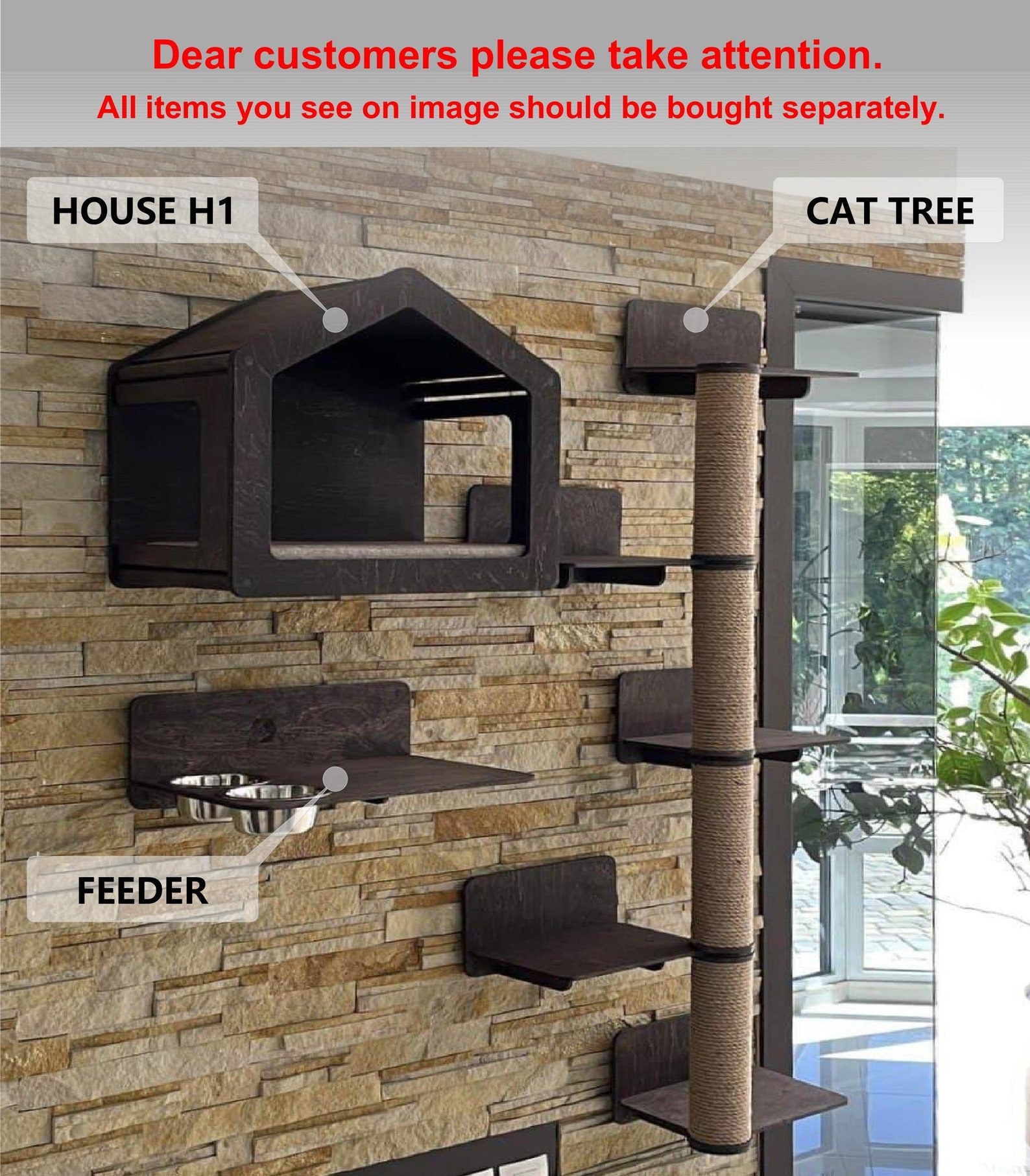 Stylish Cat Tree Modern Cat Furniture Cat Tree for Playing Cat - Etsy