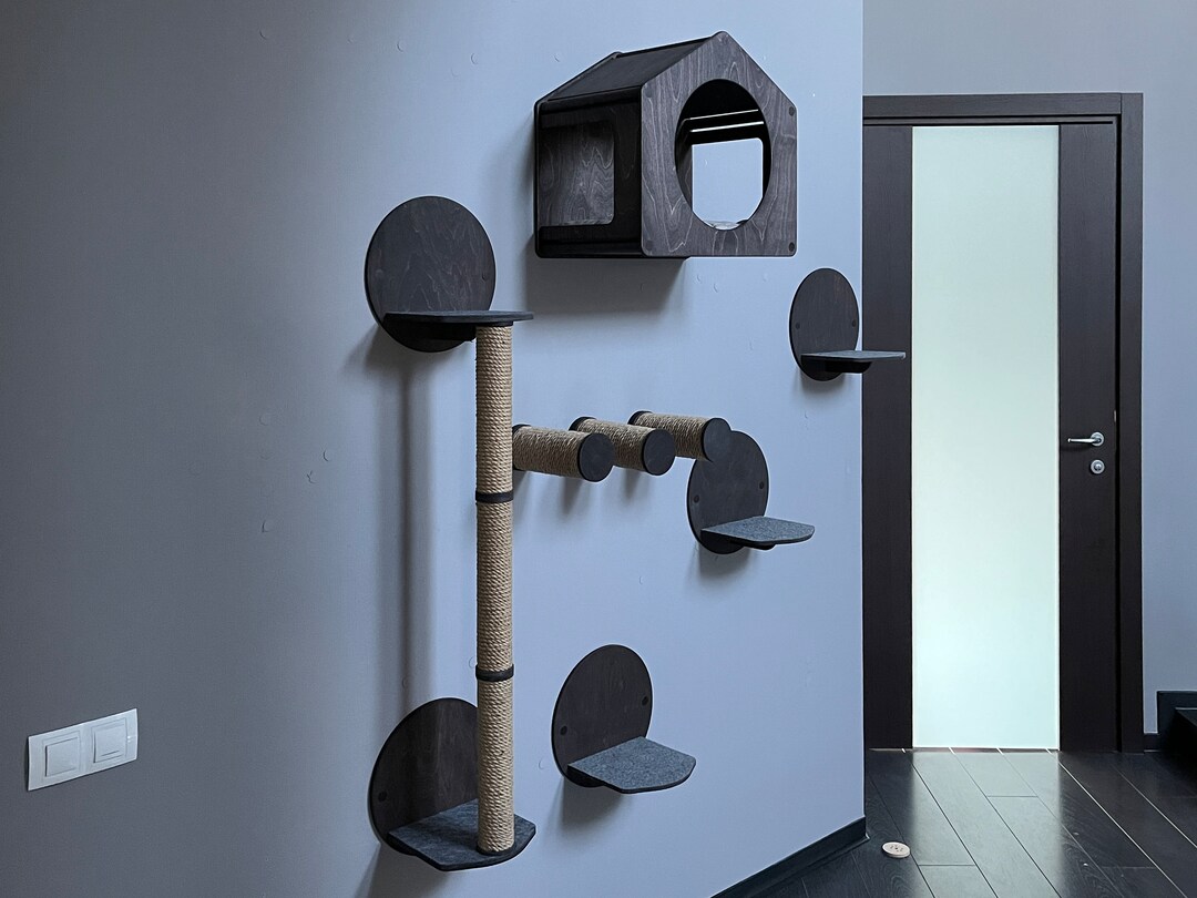 Cat House Wall Cat Bed Furniture for Cats Modern Cat Furniture Cat Play ...