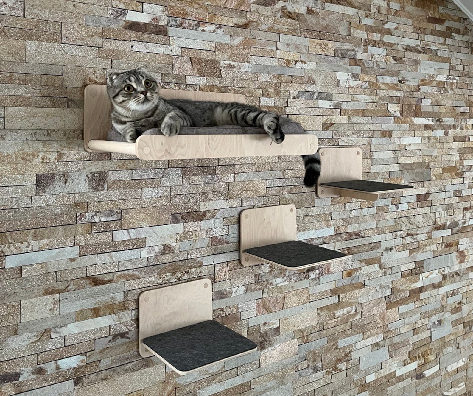 Set of Shelves for Cats Modern Cat Furniture Gift for Cat - Etsy