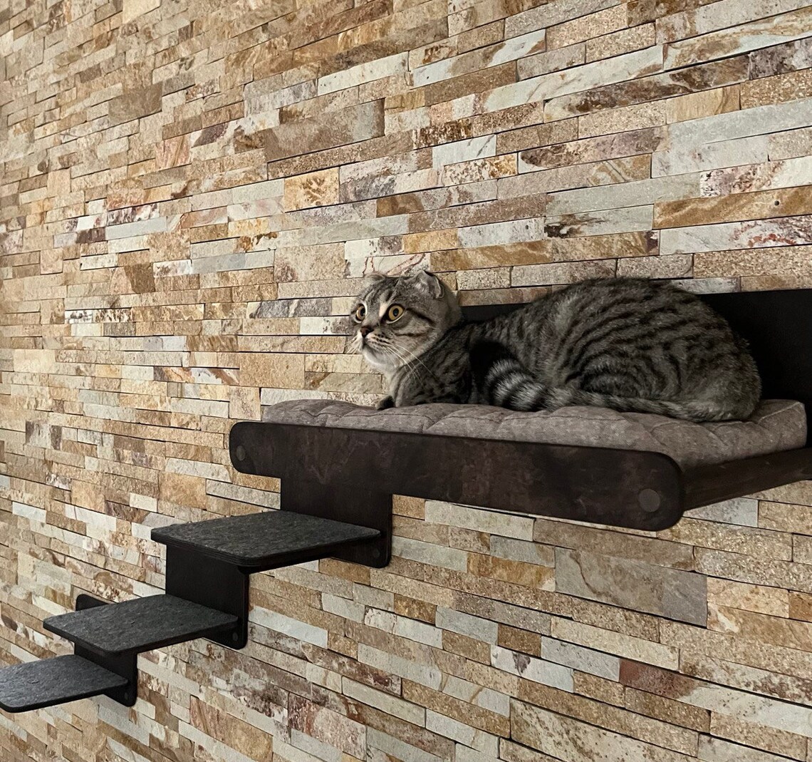 Set of Shelves for Cats Modern Cat Furniture Gift for Cat - Etsy