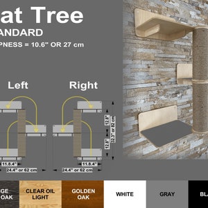 Corner Cat Tree Modern Cat House Cat Tree Tower Cat Play House Cat ...