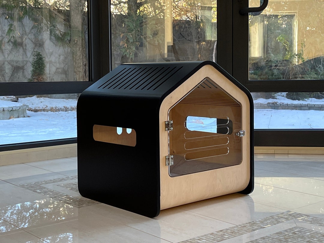 Modern Dog Crate Premium Wooden Dog Crate Dog House Pet House for Dogs ...