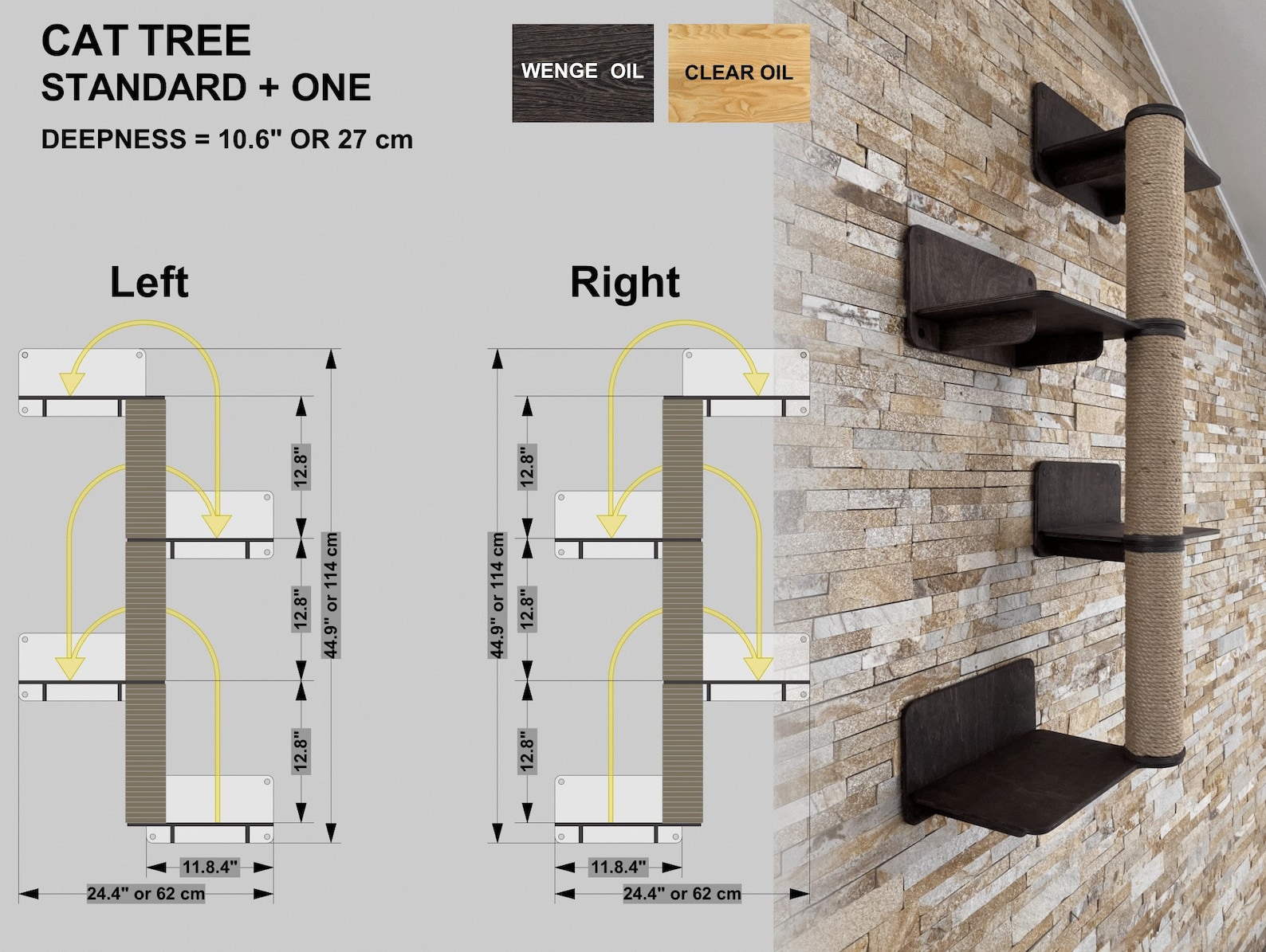 Modern Cat Furniture Wooden Cat House Indoor Cat Wall | Etsy