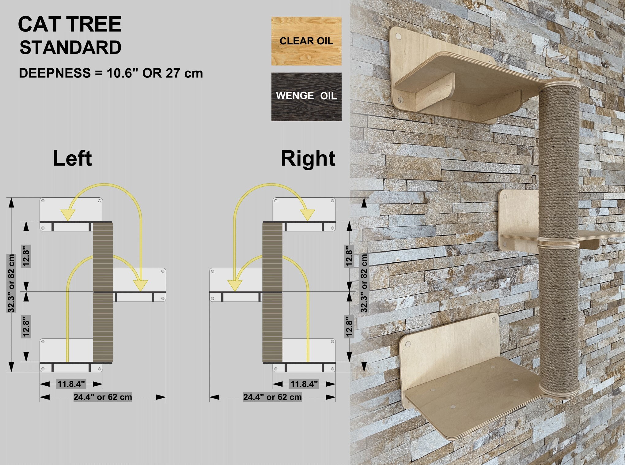 Cat House Cat Wall Furniture Cat Shelves Cat Shelf Cat Modern Cat Tower ...