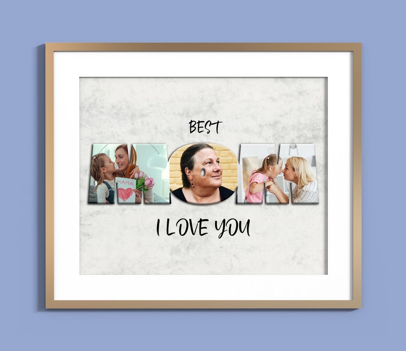 Custom Photo Collage for Mom, Mom Photo Collage, Mother's Day Gift ...