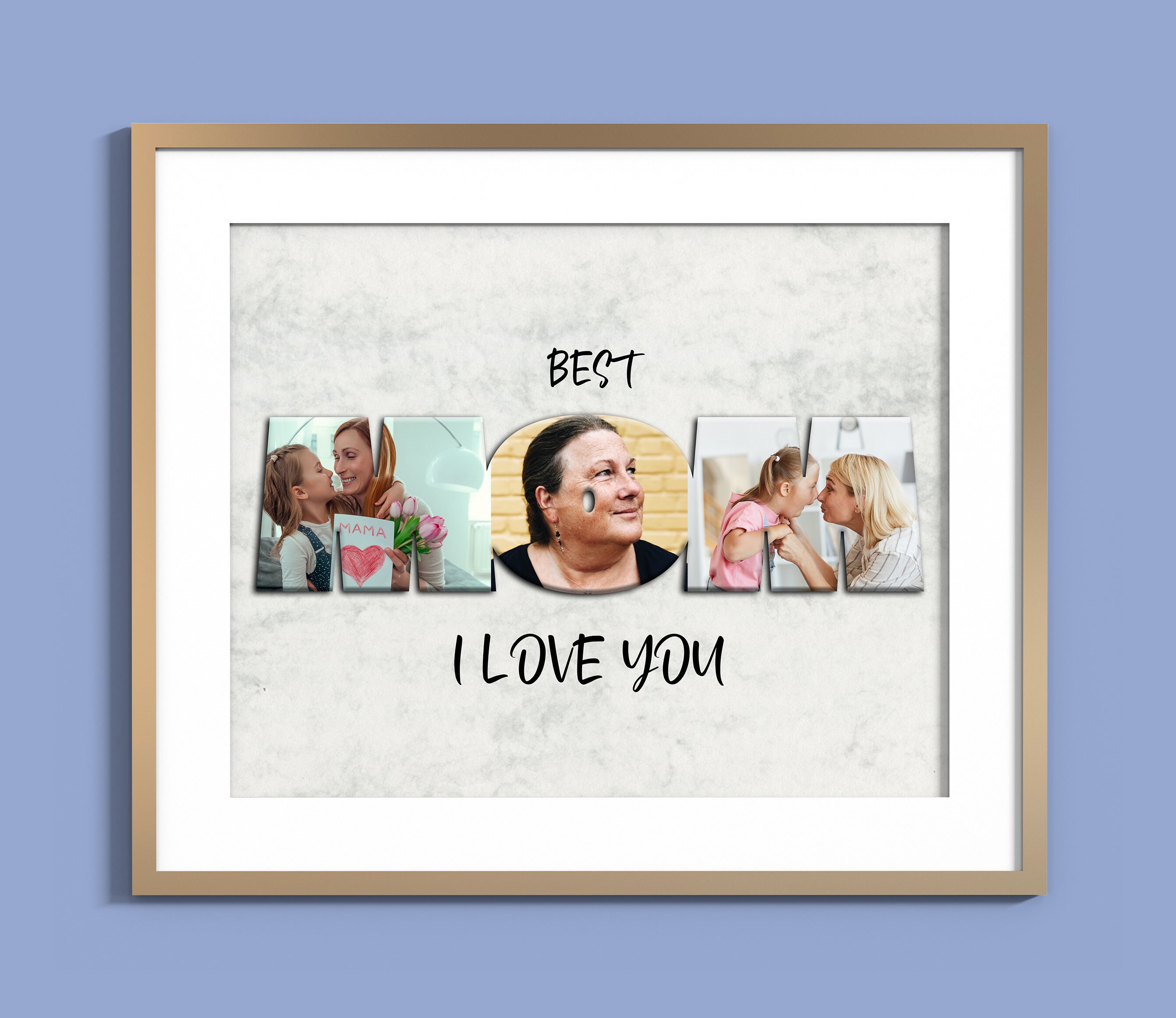 Custom Photo Collage for Mom, Mom Photo Collage, Mother's Day Gift ...