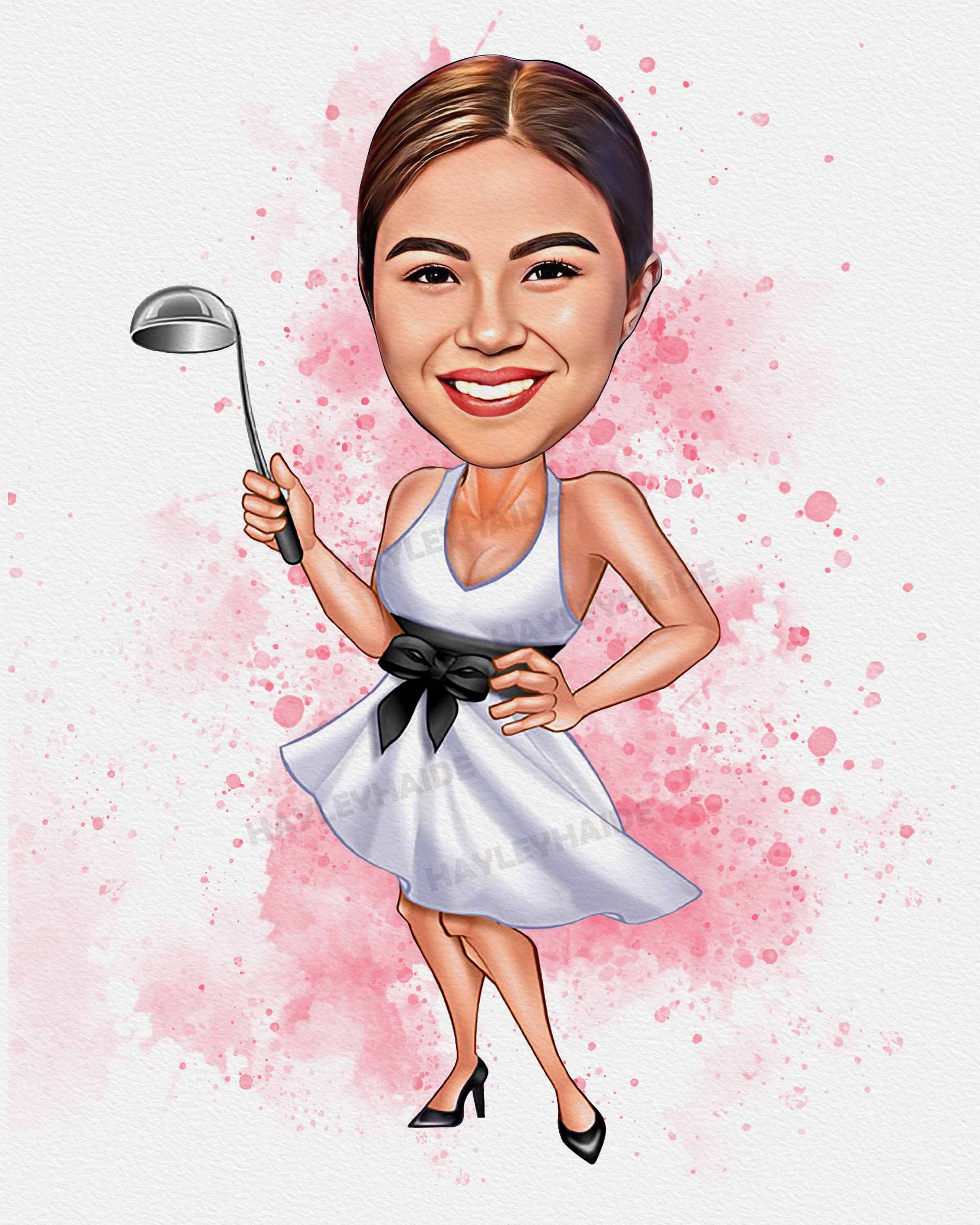 Custom Cartoon Portrait, Cartoon Portrait From Photo, Cartoon Family ...