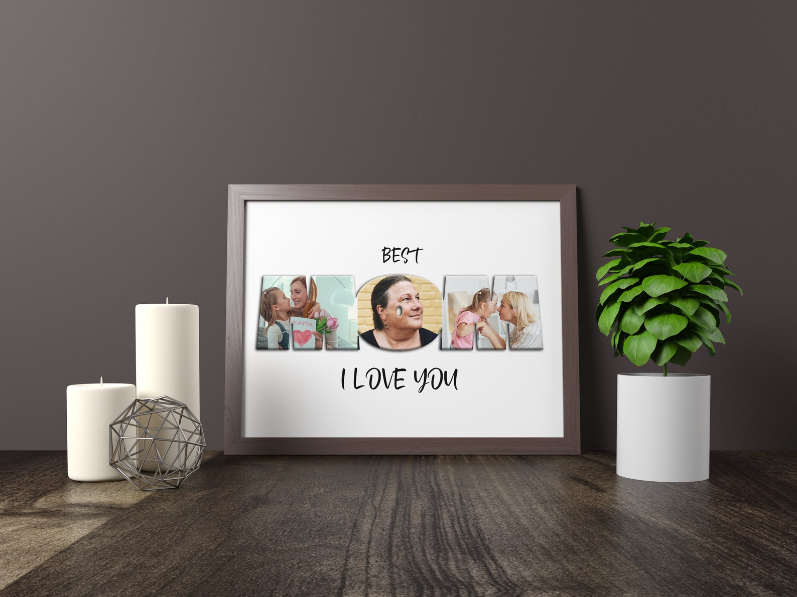 Custom Photo Collage for Mom Mom Photo Collage Mother's - Etsy