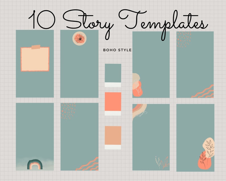 10 Story-Hintergründe Boho Story Templates Story Backgrounds Classic ...