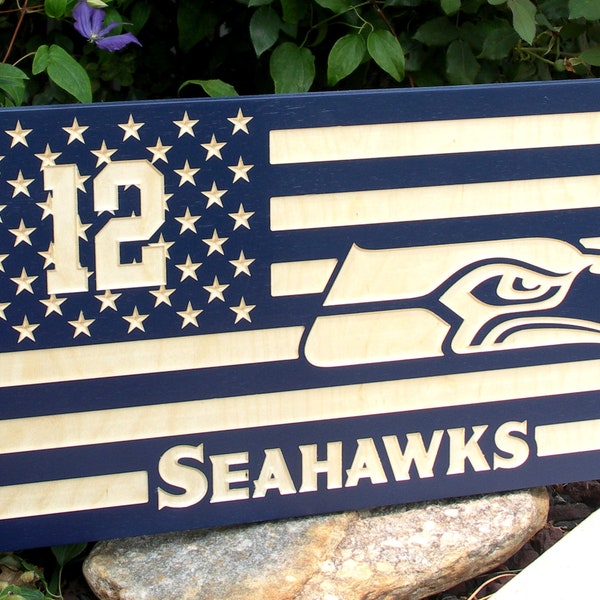 Seahawks Wood Sign - Etsy