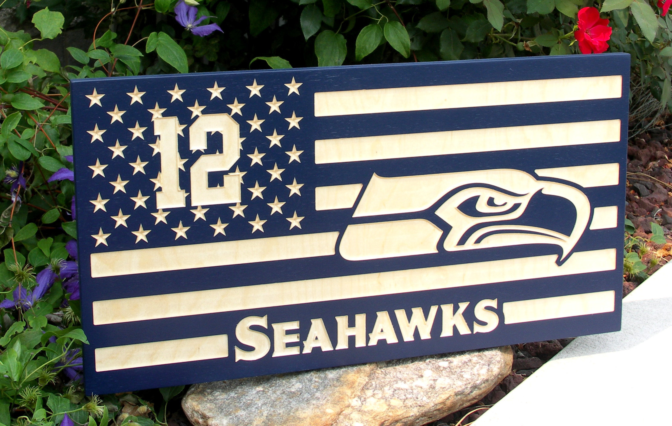 12th Man American Flag