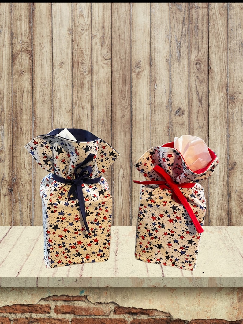 Tissue Box Cover, Square, July 4th, Stars, Red Insert/navy Blue Insert ...