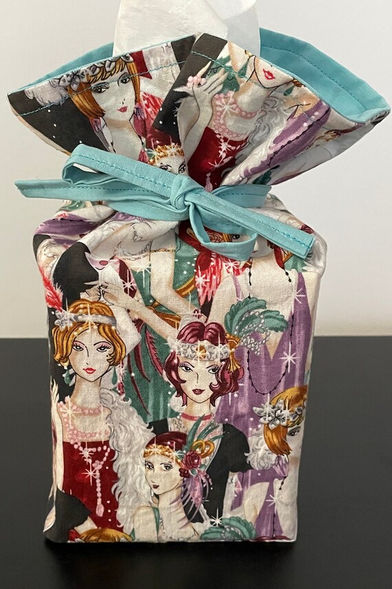 Tissue Box Cover Flapper Roaring 20's - Etsy