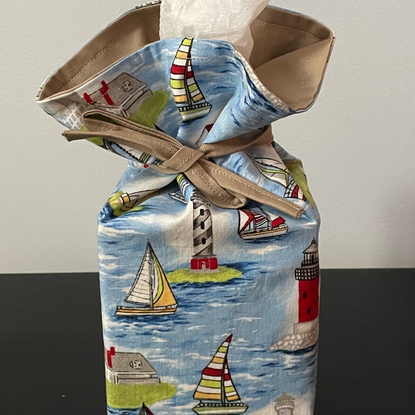 Lighthouse Tissue Box Covers - Etsy