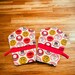 Finger Potholders, Barbeque Grilling, Grill Master Pattern, Red Accent ...
