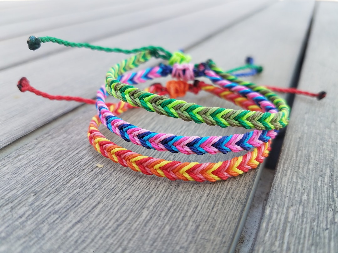 Waterproof Fishtail Braid Bracelets, Handmade Bracelets, BFF Bracelets ...