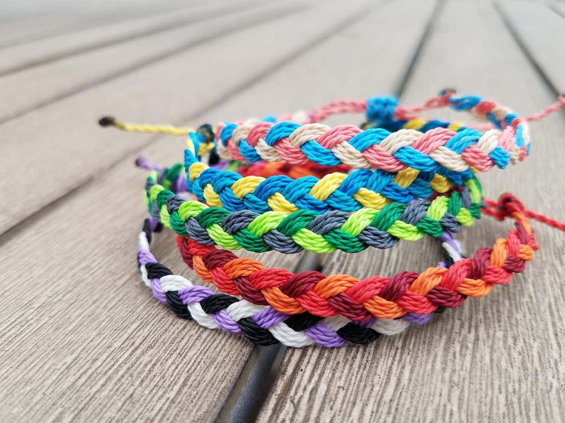 Braided Bracelets Handmade Bracelets Waterproof BFF | Etsy