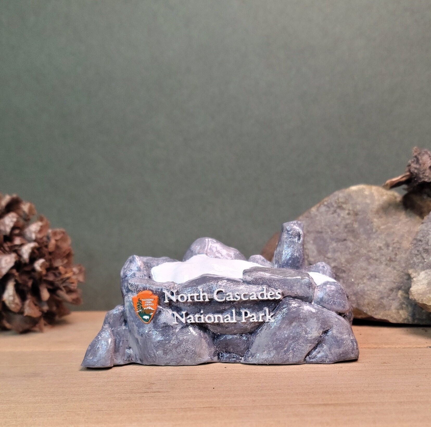 North Cascades National Park Entrance Sign Replica Miniature 3D Print ...