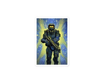 Halo Master Chief Car Sticker - Etsy
