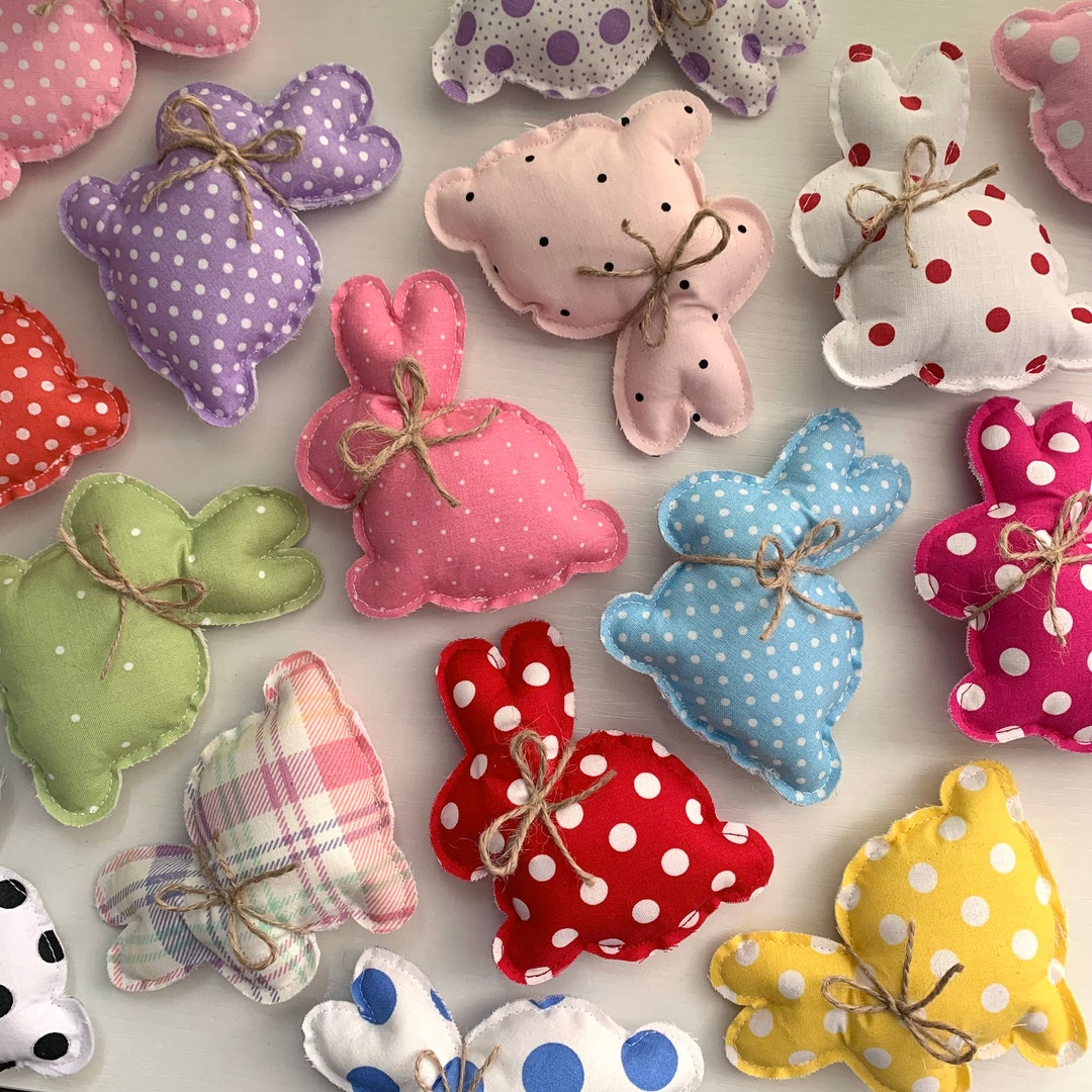 Stuffed Fabric Bunny | Home Easter Decor | Farmhouse Style Primitive ...