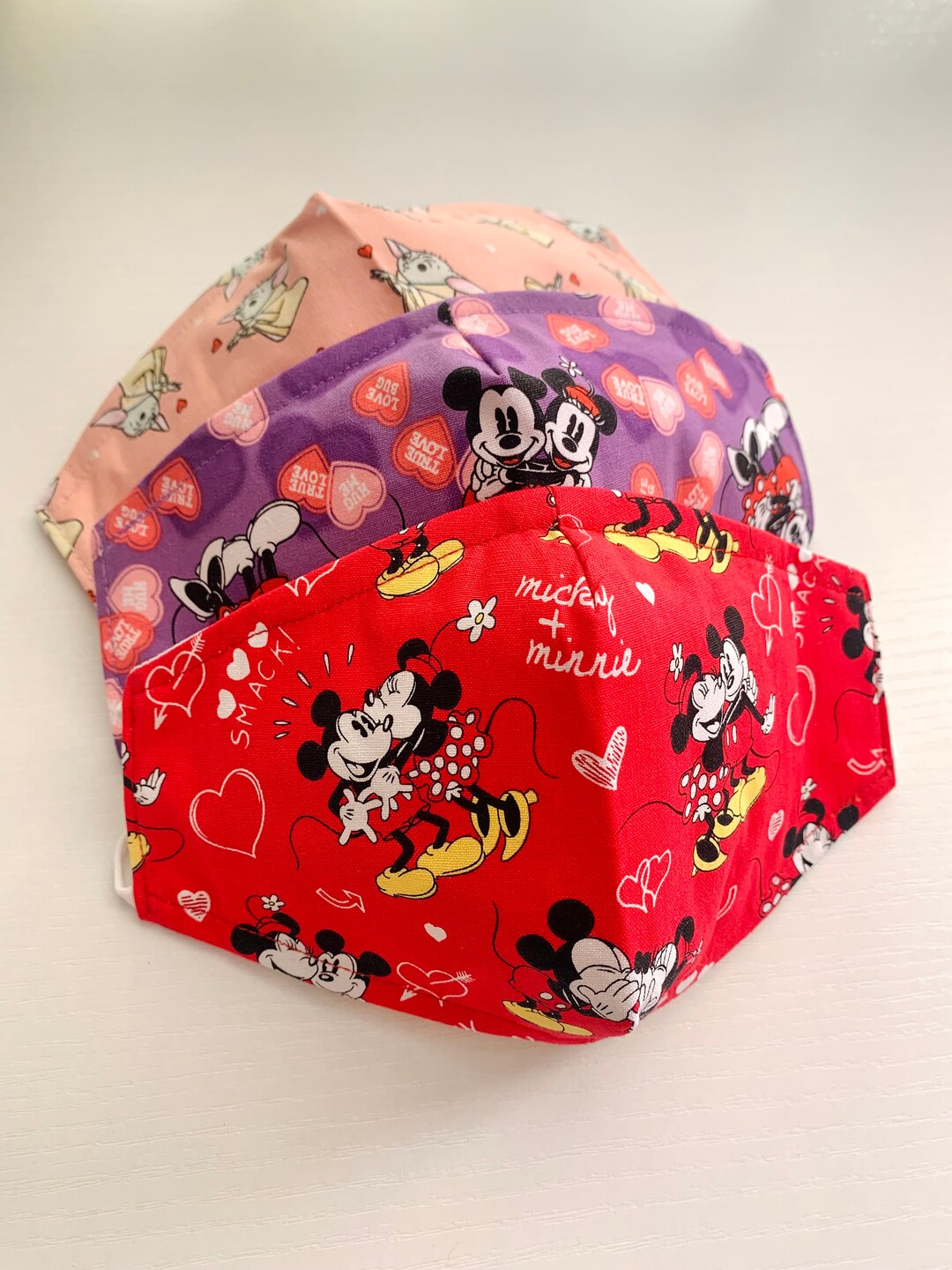 Disney Valentine's Day Masks | Disney Masks | 3ply | Nose Wire & Filter ...