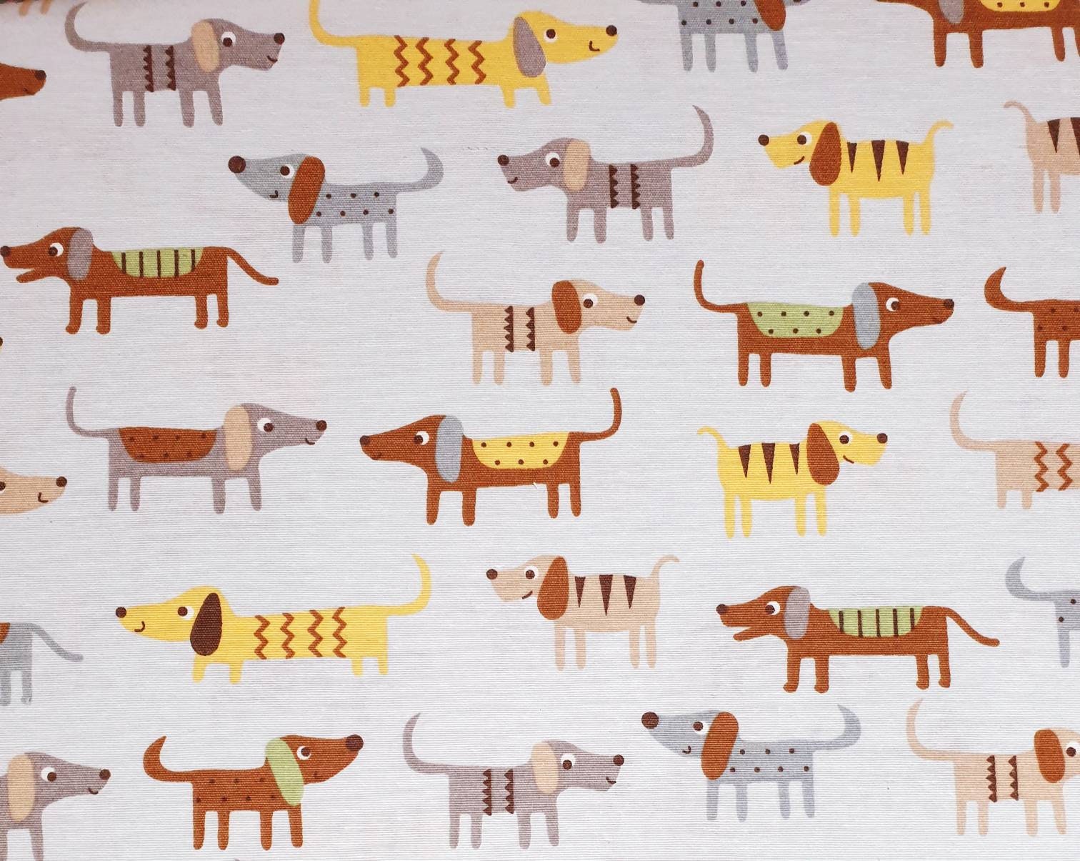 Dog Fabric Fat Quarters Cute Dogs Sewing Craft | Etsy